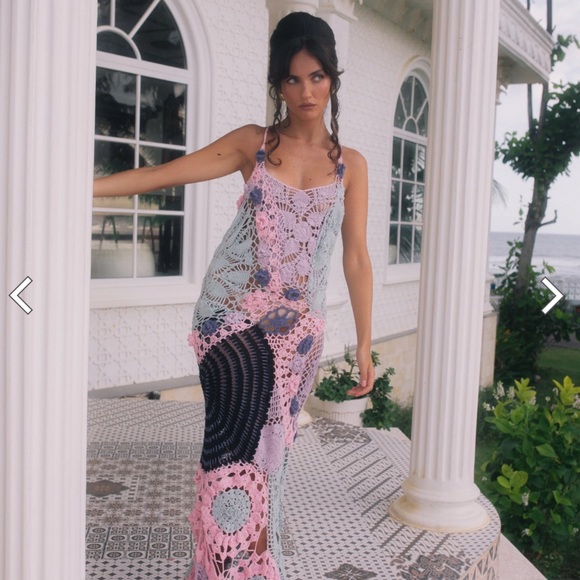 Oceanus | Dresses | Oceanus Crochet Maxi Dress | Poshmark